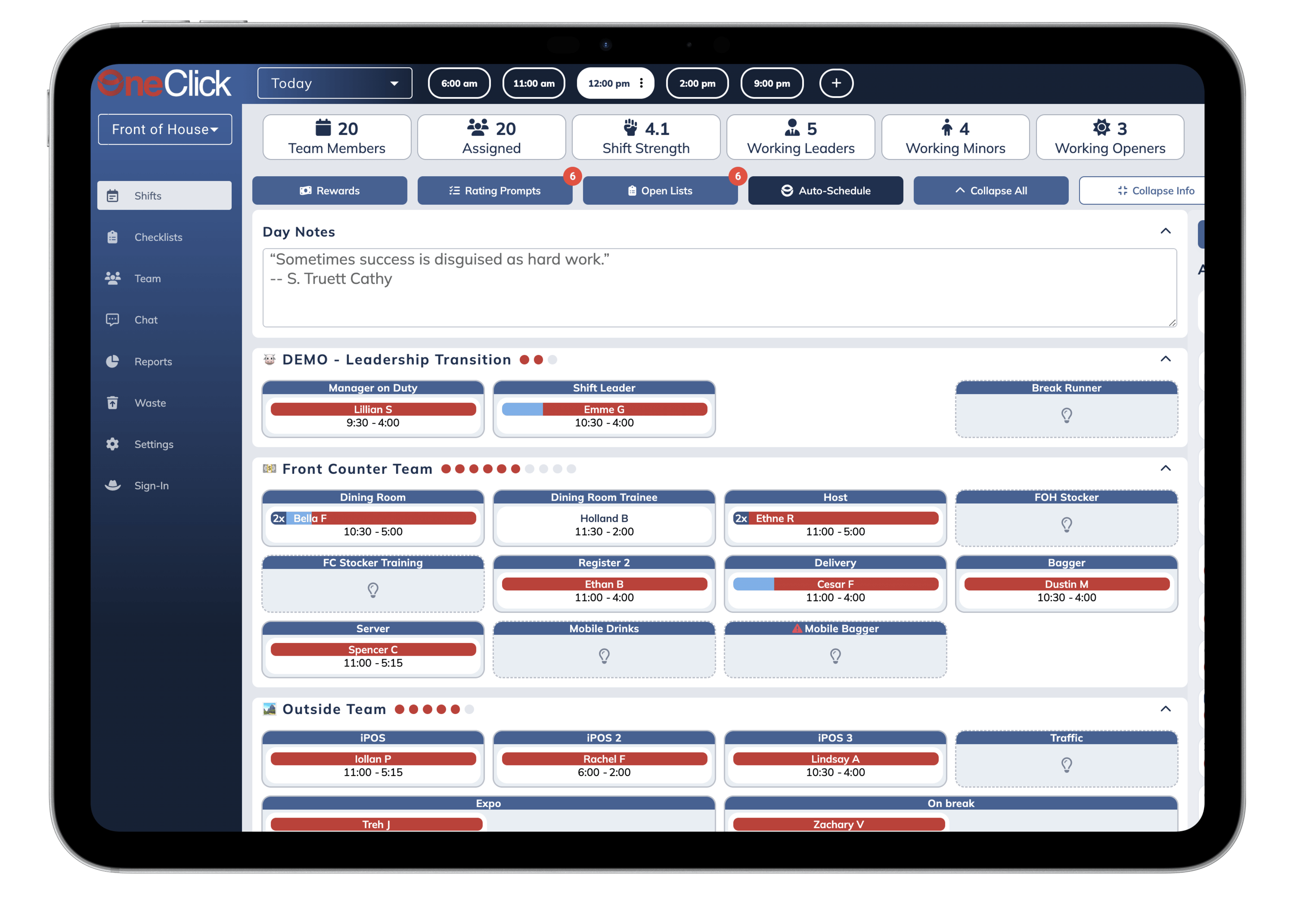 OneClick - Teamwork Perfected with One Click!